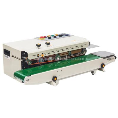 China 2025 Máquina de embalaje horizontal de bolsas de alimentos eléctricas de tipo cremallera de bolsillo de banda térmica de sellado en venta