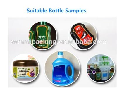 중국 공장 도매 가격 반 자동 평면 표지 표시 기계, 박스, 가방, 카드, 사각형 병에 대한 정확한 표지 스티커 판매용