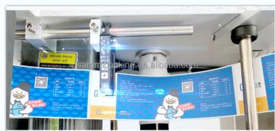 China Semi-Automatic 10ml Glass Vials Labeling Machine Horizontal Bottle Carton/Can Packaging Electric Motor Driven Condition New for sale