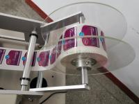 China Labeling Machine Semi Automatic Plastic Bottle Label Sticker Tabletop Double Side Round Bottle Labeling Machine for sale