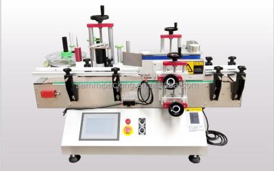 中国 コンベア付きの低価格全自動高速ラベリングマシン、ボトルステッカーラベリングマシン SMTBJ-50 (CE付き) 販売のため