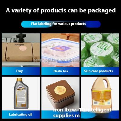China Factory Price High-Accuracy Labeling Machine for Flat Bottles, Boxes, Cards,Bags - Top&Bottom Self-Adhesive Sticker Labeler for sale
