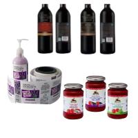 China High Quality Dual-Side Labeling Machine, Tabletop Wrap-around Label Applicator for Round Tank/Bottle with Counting Function for sale