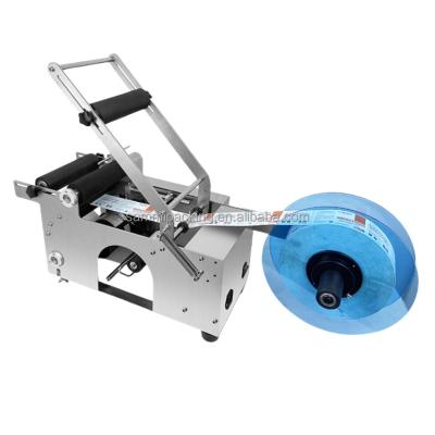 China Factory Price MT-50 High Quality Semi-automatic Round Bottle Labeling Machines,sticker Labeling Machine for Round Bottle for sale