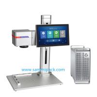 China Portable Laser Batch Code Printer ,Fiber Laser Coding Machine for Product Serial Numbers, QR Codes, Logo,Barcodes on Packaging for sale