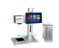 China Portable Laser Batch Code Printer ,Fiber Laser Coding Machine for Product Serial Numbers, QR Codes, Logo,Barcodes on Packaging for sale