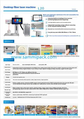 China High Quality Portable Fiber Laser Marking Machine - 20W/30W/50W/100W Raycus for Metal Engraving for sale