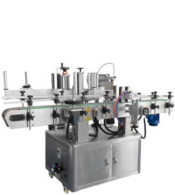 China 2024 Sales in China Reliable Semi-Automatic Cylinder Labeling Machines Electric Driven with PLC Components Wood Carton Packaging for sale