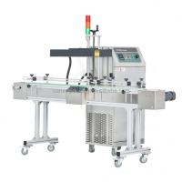 China Automatic Continuous Induction Sealing Machine Electromagnetic Induction Heat Sealer for Small Plastic Bottle for sale