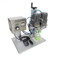 China Desktop Semi Automatic Water Bottle Capping Machinecap Sealing Machine for sale