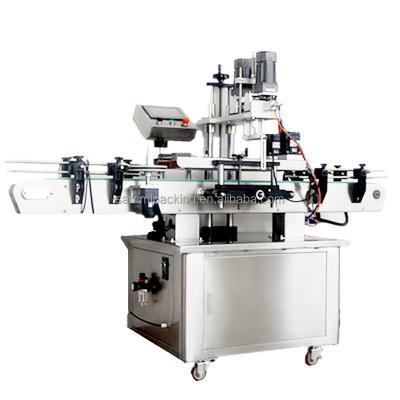 China Factory Direct Sales Shampoo Bottle Automatic Linear Capping Machine With Conveyor for sale