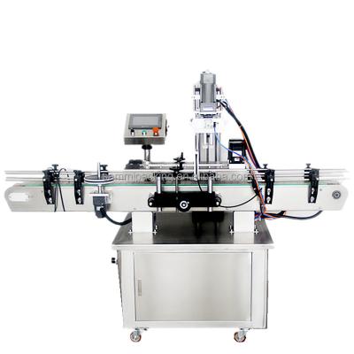 China Factory Direct Sales Shampoo Bottle Automatic Linear Capping Machine With Conveyor for sale