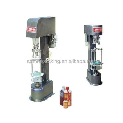 China Semi Automatic DK50 Wine Ropp Capping Machine Wine Bottle Ropp Metal Screw Cover Lock Aluminum Lid Crimping Capping Machine for sale