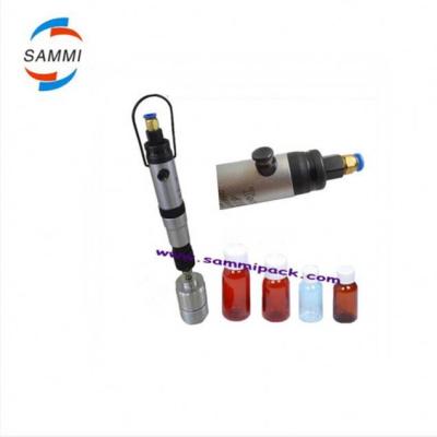 China Semi Automatic Pneumatic Capping Machine for Screw Thread Caps, Capper Machine for sale