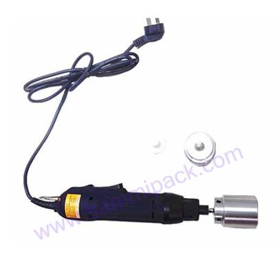 China Portable Hand Held Electric Bottle Capping Machine Automatic With Security Ring Plastic Bottle Capper Sealing Tool for sale