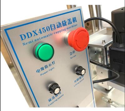 China Multi-Purpose Desktop Capper Semi-Automatic Sealing Machine for Plastic Bottles Electric Screw Caps Tightening System Good Price for sale