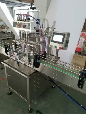 Cina Riempitrice automatica lineare a 4 teste con servo motore per liquidi 100-1000ml in vendita