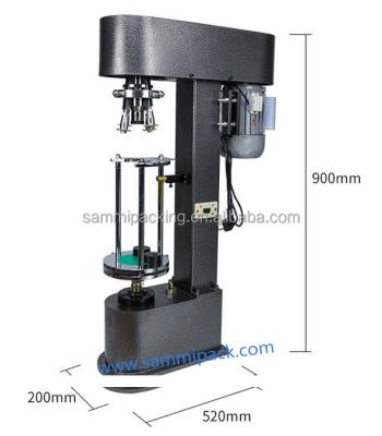 China Low Cost Semi-Automatic ROPP Capper Machine for Aluminum Caps, Glass Bottle Sealing, Wine & Liquor Bottle Capping Machine DK-50 for sale