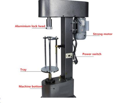 China High Quality Low Cost Semi-Automatic ROPP Capping Machine Aluminum Cap Crimping for Beverage Cans for Wine Bottles-Factory Price for sale