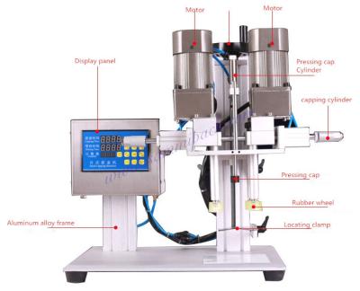 Cina Tappatore a vite per bottiglie di bevande da tavolo per tappi rotondi in vendita