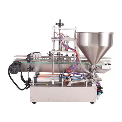 China High Speed Automatic Cosmetic Cream Filling Machine Tomato Sauce Filling Machine Peanut Butter Filler with Conveyor for sale