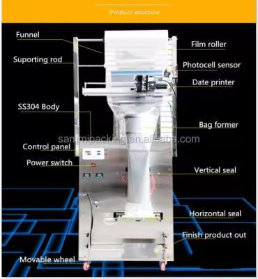 China High Quality 100-500g Automatic Powder Granule Packing Machine Nuts Spice Chili Grains Powder Snacks Bagging Machine with CE for sale
