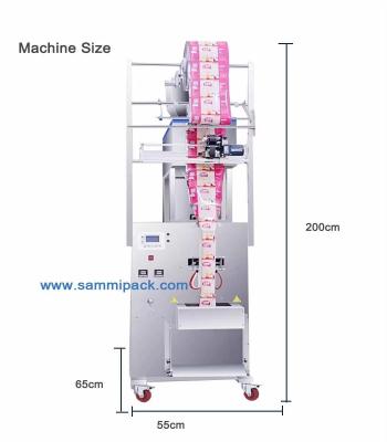 Cina Fabbrica diretta 50-500g multifunzione macchina di imballaggio automatico per polvere granuli di snack imballaggio con 1 anno di garanzia in vendita