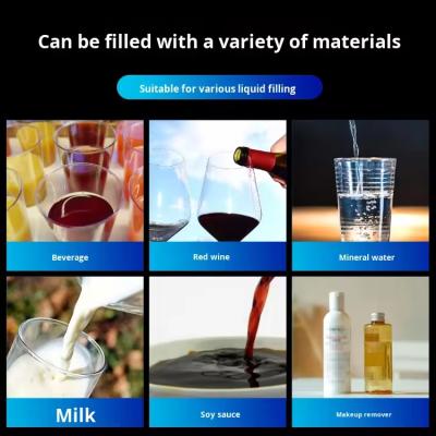 China Hot Sale Four Head Milk Liquid Filling Machine Commercial Quantitative Filling Machine Automatic Vertical Filling Equipment for sale