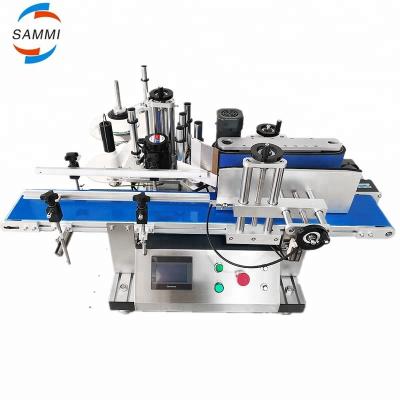 China Factory Price Semi-Automatic Bottle Labeling Machine Electric Metal Sticker Applicator for Plastic Glass Bottle Used Motor for sale