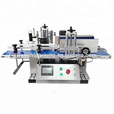 China Factory Price Semi-Automatic Bottle Labeling Machine Electric Metal Sticker Applicator for Plastic Glass Bottle Used Motor for sale
