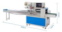 China Flow Pack Machine Ice Lolly Popsicle Chocolate Candy Biscuit Cookie Flowpack Packaging Pillow Horizontal Bread Packing Machine for sale