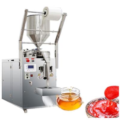 China Automatic Plastic Bag Catchup Honey Orange Mango Fruit Juice Mayonnaise Honey Thick Liquid Detergent Pouch Packing Machine for sale