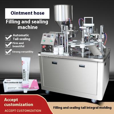 China Professional Ultrasonic Plastic Tube Sealing Machine Multi-function Soft Tube Filler and Sealer Machine with Coding Function for sale
