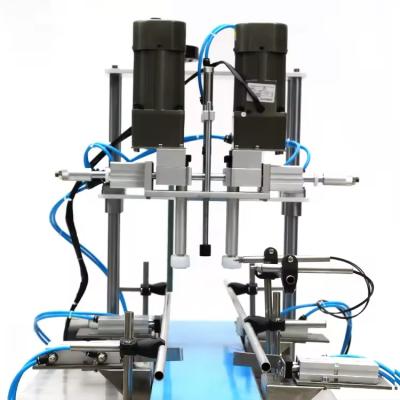 中国 工場価格 高効率の半自動キャピングマシン 鉱物水道用 プラスチックおよびスプレーボトルに合わせた 販売のため