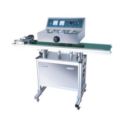 China Wholesale Automatic Glass Jar Induction Bottle Sealing Machine Floor Type Automatic Induction Sealing Machine for sale