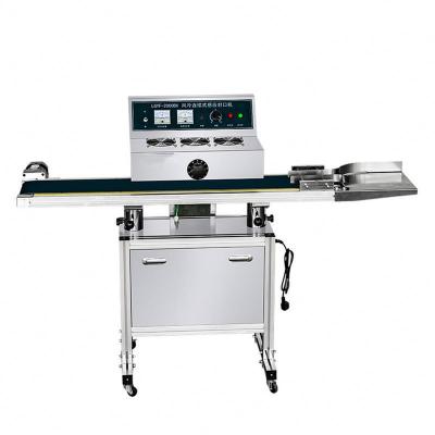 China Wholesale Automatic Glass Jar Induction Bottle Sealing Machine Floor Type Automatic Induction Sealing Machine for sale