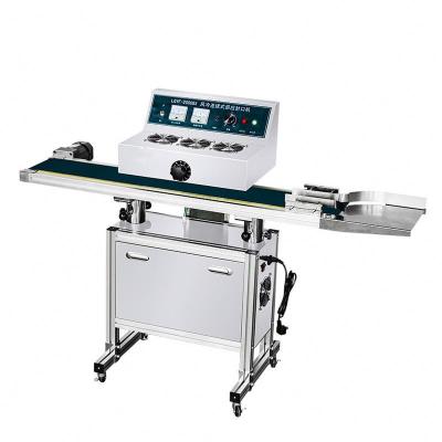 China Wholesale Automatic Glass Jar Induction Bottle Sealing Machine Floor Type Automatic Induction Sealing Machine for sale