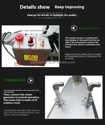 China Hot Sale BS1135 Steam Label Shrink Machine With Steam Generator for sale