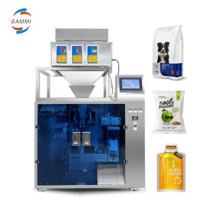 Китай Предварительно изготовленная Doypack Zipper Bag Packaging Machine - Автоматическое заполнение и уплотнение для порошка / жидкости / соуса, многофункциональный дизайн продается