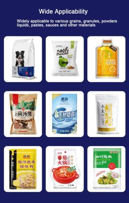 Cina Prefabricato Doypack Zipper Bag Packaging Machine - Automatic Filling & Sealing per polvere/liquido/sopa, progettazione multifunzione in vendita