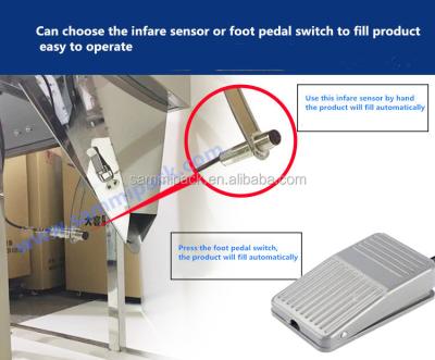 Cina Pesatrice di alta qualità 100-3000g Pesatrice semi-automatica di spezie in polvere Pesatrice di riempimento Vibratore Pesatrice con grande saltatore in vendita