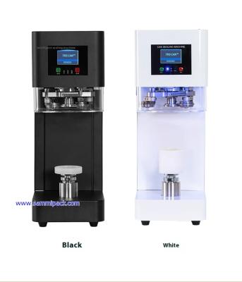 China High Speed Non-Rotary Electric Can Sealer Machine for Boba, Soda,Coffee, Juice with Reliable Sealing Effect for sale