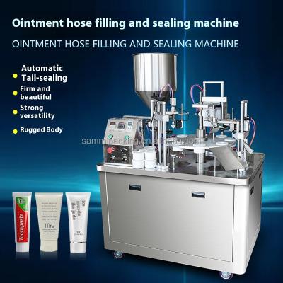 China Low Price Soft Tube Filling and Sealing Machine Semi Automatic Plastic Tube Filling Sealing Machine for sale