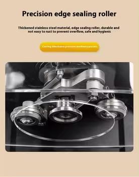 Cina Sigillatrice elettrica professionale per lattine di tè alle bolle e bevande, macchina di aggraffatura non rotante ad alta precisione in vendita