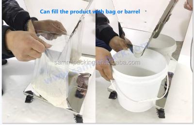 China High Quality 100-3000g Weighing Machine Semi Automatic Spice Powder Weighing Filling Machine Vibration Weigher with Big Hopper for sale