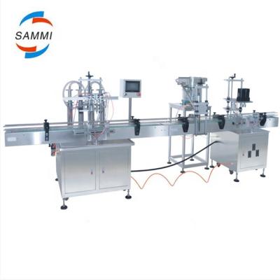 China Automatic Production Machine Bottle Liquid Filling Capping Labeling Line Orange Juice Machine Water Oil Stainless Steel for sale