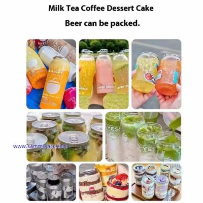 Cina Miglior Vendita 2025 Sigillatrice per Lattine ad Alta Efficienza - Saldatrice Automatica per Lattine in Plastica/Latta per Bubble Tea, Succhi e Bevande Analcoliche in vendita