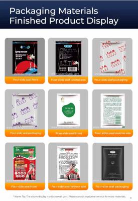 China Máquina de Embalagem de Sachê de Vedação de 4 Lados Multiuso para Mel, Geleia, Xarope e Líquidos Viscosos à venda