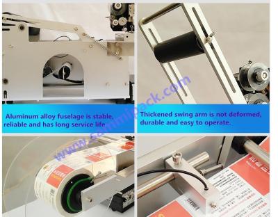 China 220V Semi-Automatic Electric Labeling Machine for Round Bottles with High Precision and Long Service Life for sale