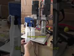 Semi Automatic Spray Bottle Capping Machine For Plastic Mist Trigger